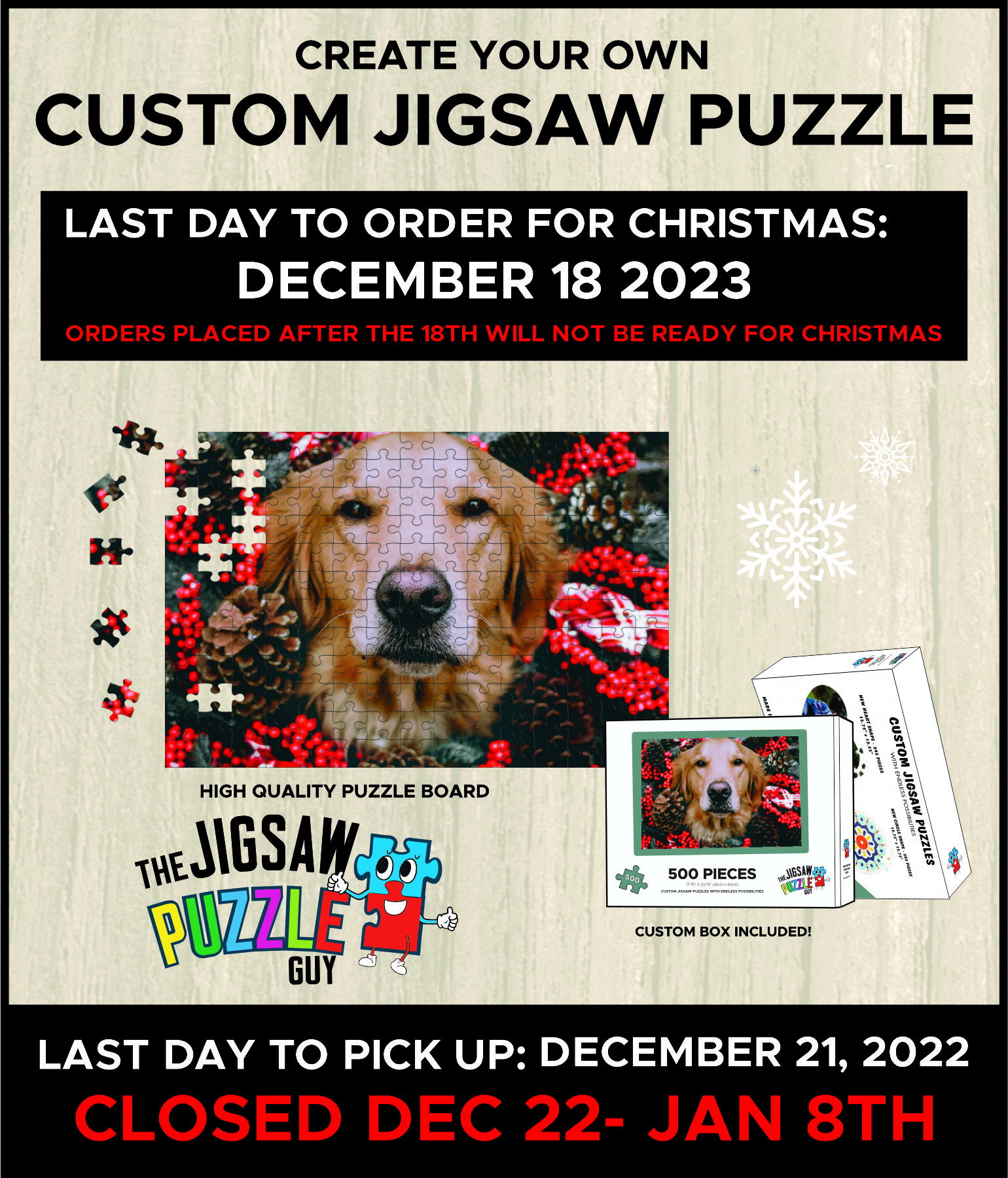 The Jigsaw Puzzle Guy – Custom Made Jigsaw Puzzles